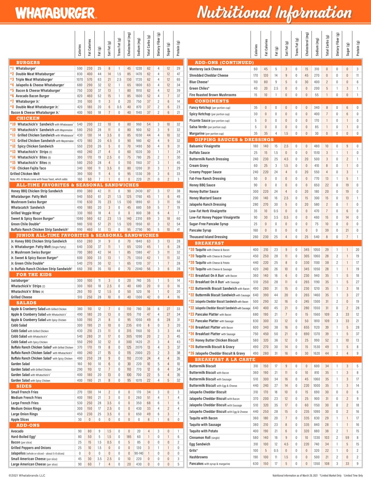 Whataburger Breakfast Menu (Prices & Pictures) Updated 2025