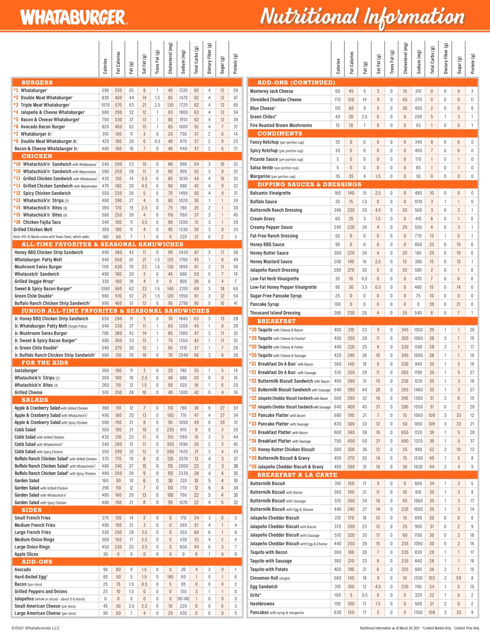 Whataburger Breakfast Menu (Prices & Pictures) Updated 2025